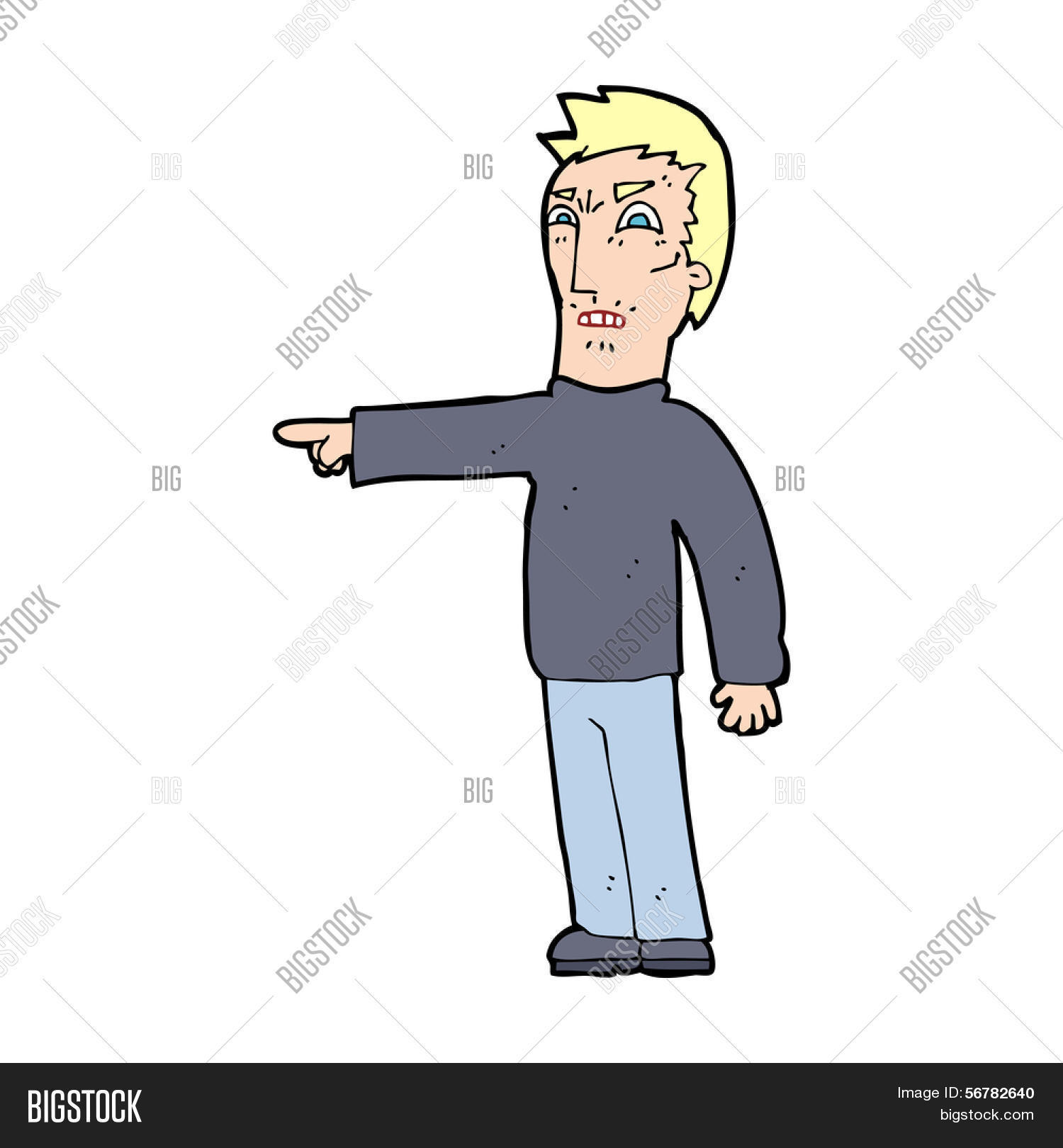 Cartoon Angry Man Image & Photo (Free Trial) | Bigstock
