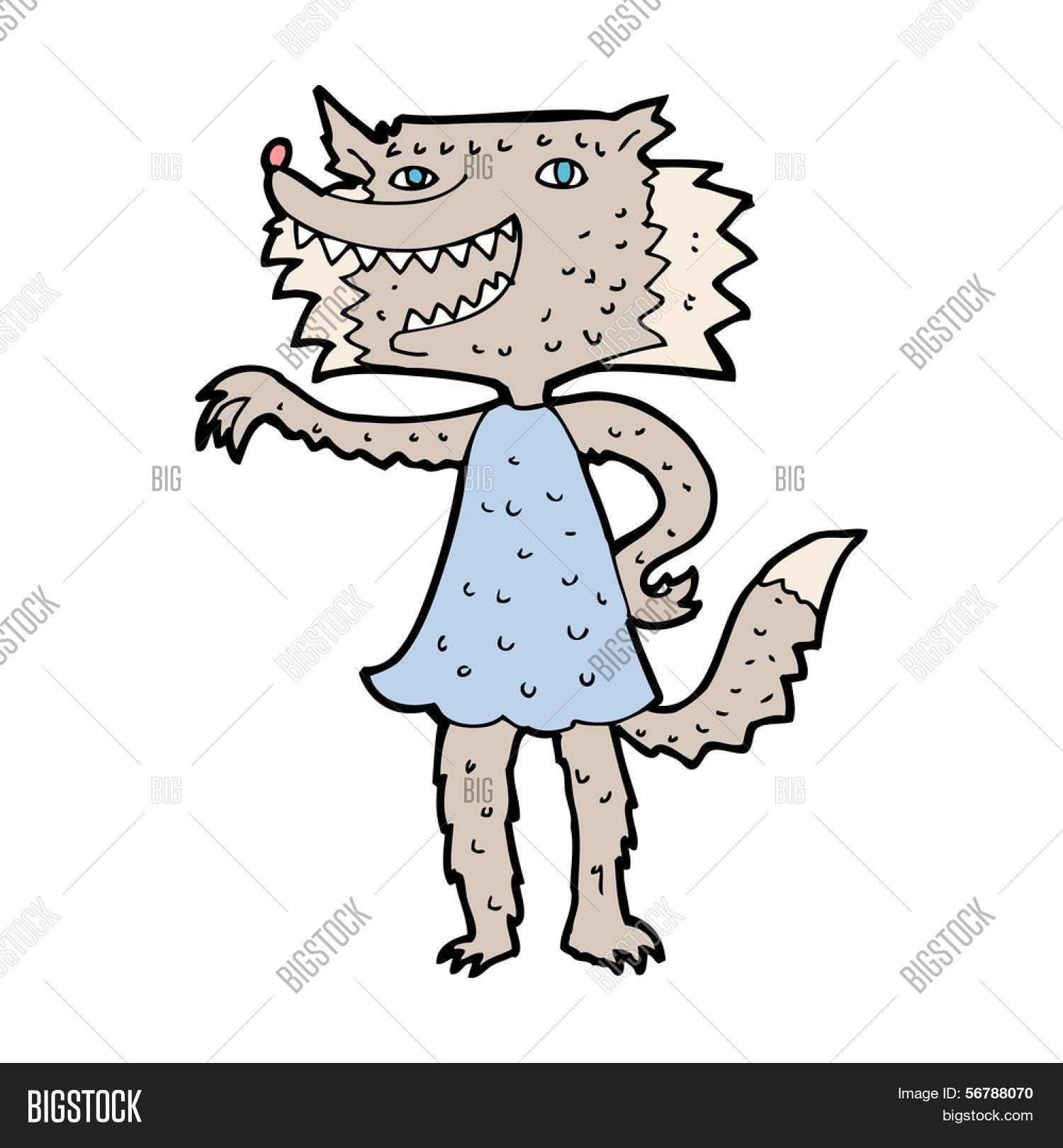 Cartoon Wolf Girl Image & Photo (Free Trial) | Bigstock