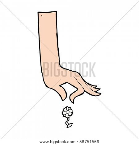 Cartoon Hand Picking Image & Photo (Free Trial) | Bigstock