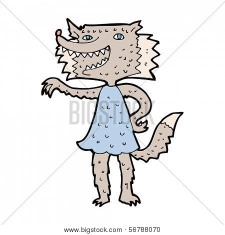 Cartoon Wolf Girl Image & Photo (Free Trial) | Bigstock