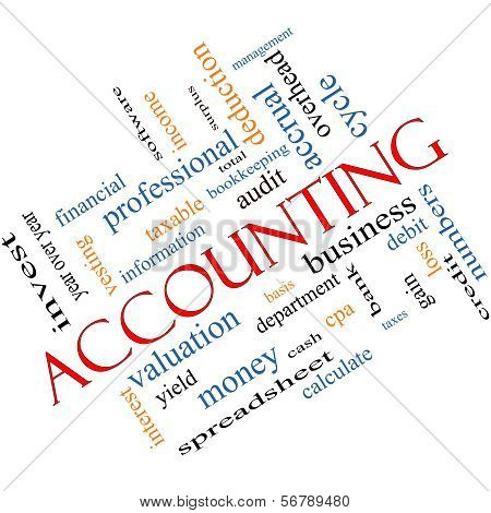 Accounting Word Cloud Image & Photo (Free Trial) | Bigstock
