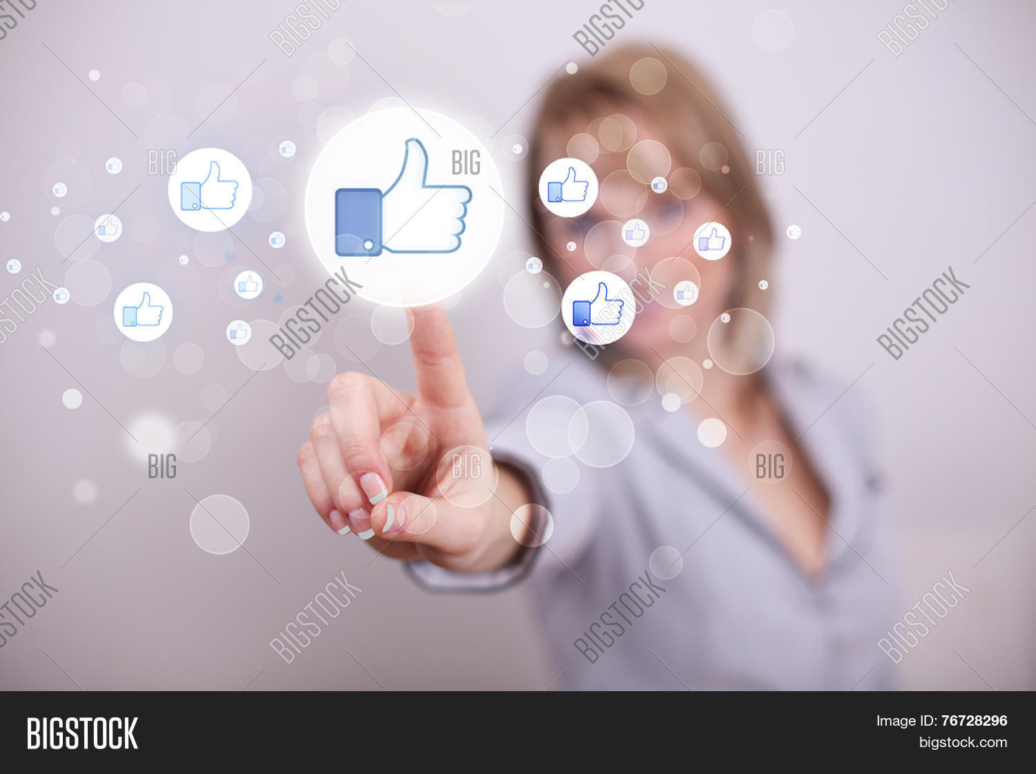 Young Person Pressing Image & Photo (Free Trial) | Bigstock