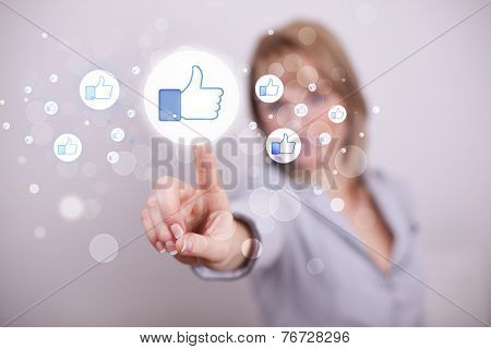 Young Person Pressing Image & Photo (Free Trial) | Bigstock