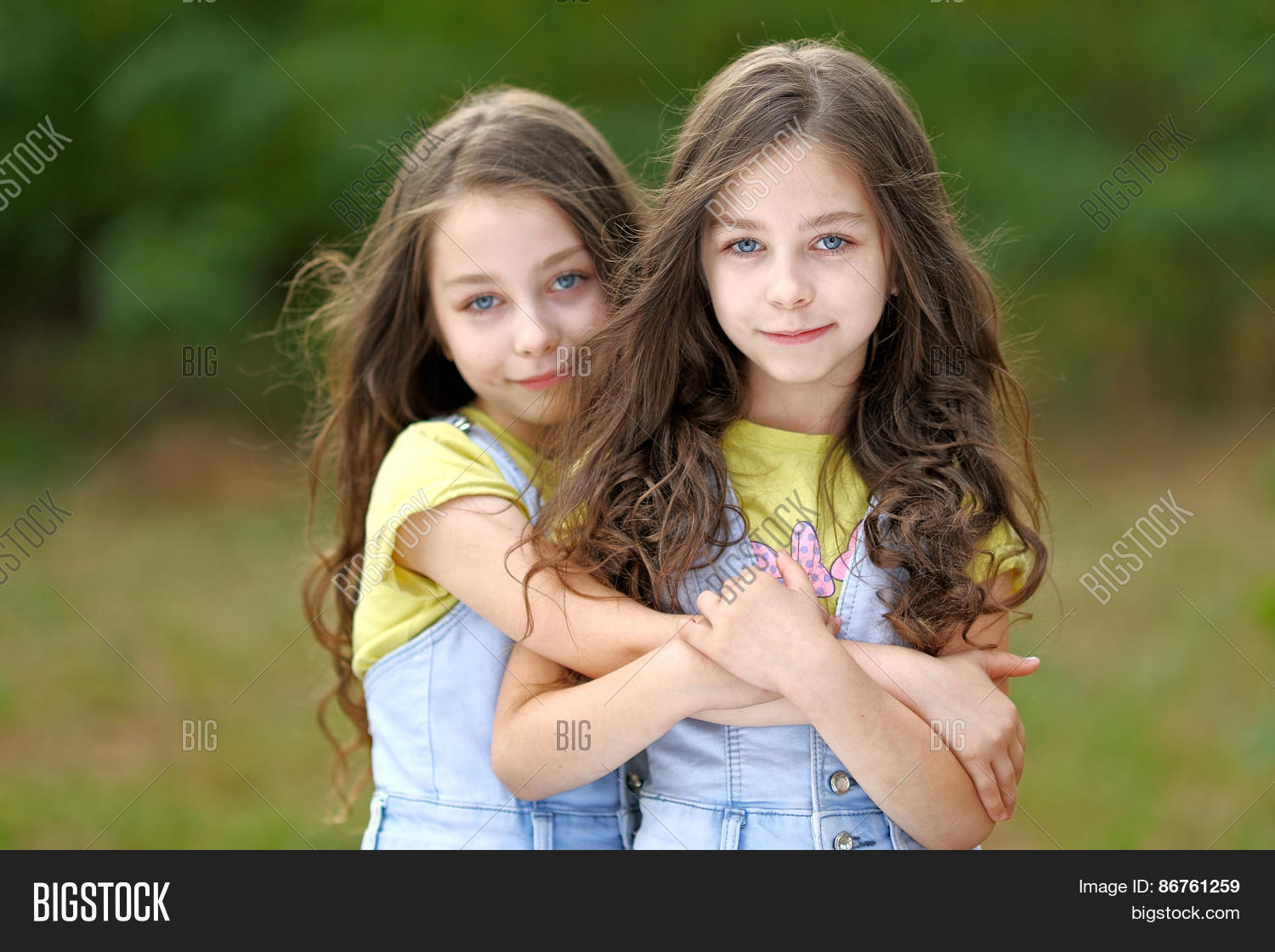 Portrait Two Little Image & Photo (Free Trial) | Bigstock