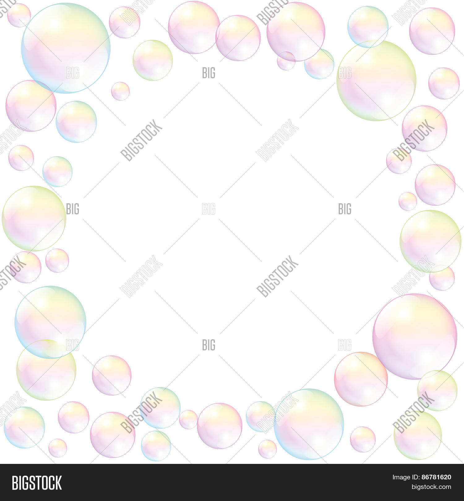 Soap Bubbles Frame Vector & Photo (Free Trial) | Bigstock