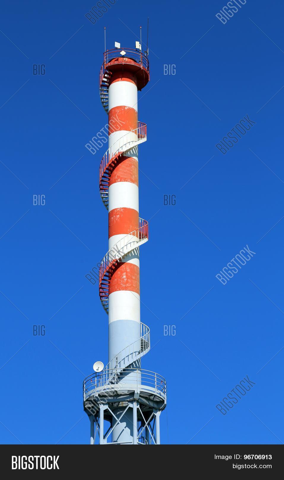 Red White Smokestack Image & Photo (Free Trial) | Bigstock