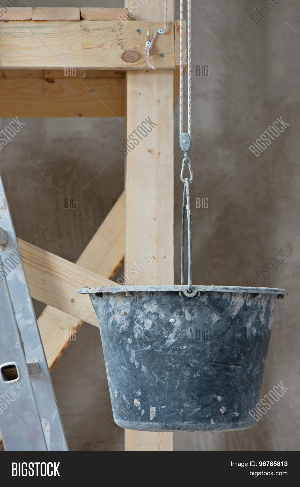 Dirty Bucket Ladder On Image & Photo (Free Trial) | Bigstock