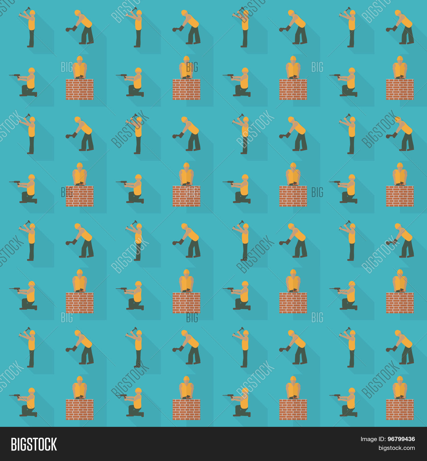 Construction Worker Vector & Photo (Free Trial) | Bigstock