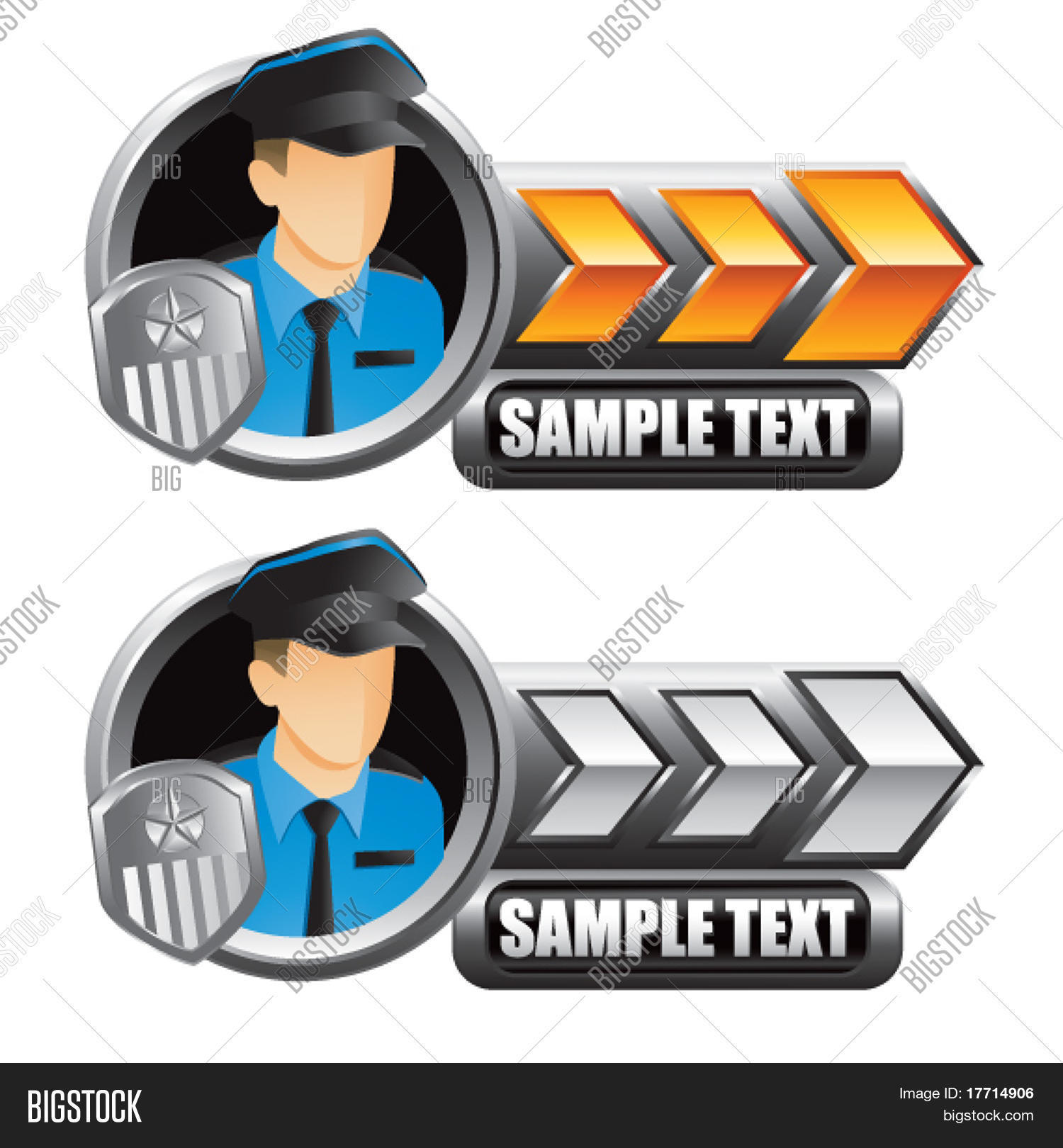 Police Officer Gold Vector & Photo (Free Trial) | Bigstock