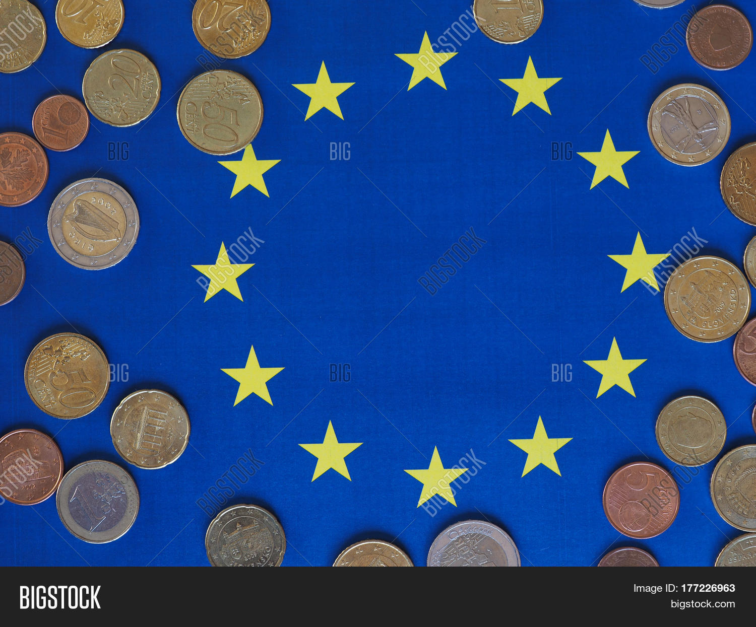 Euro Coins, European Image & Photo (Free Trial) | Bigstock