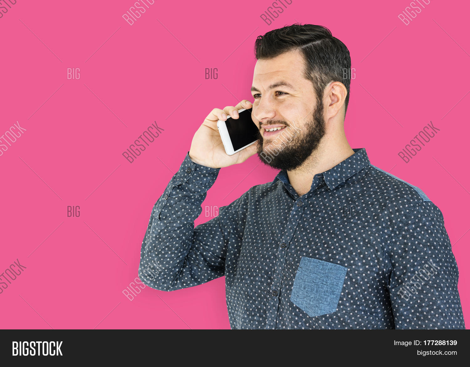 Man Standing Using Image & Photo (Free Trial) | Bigstock