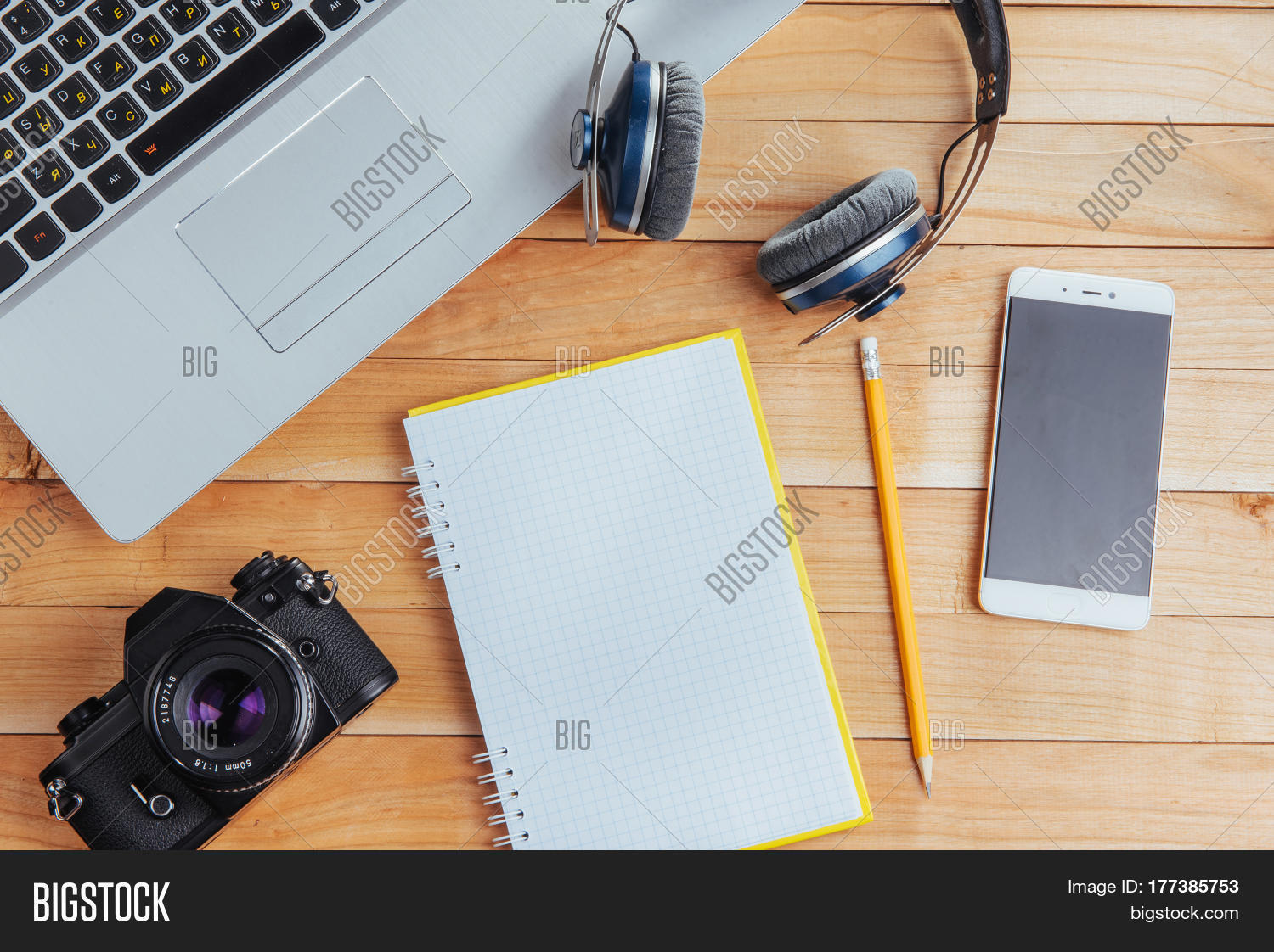 Top View Notebook, Image & Photo (Free Trial) | Bigstock