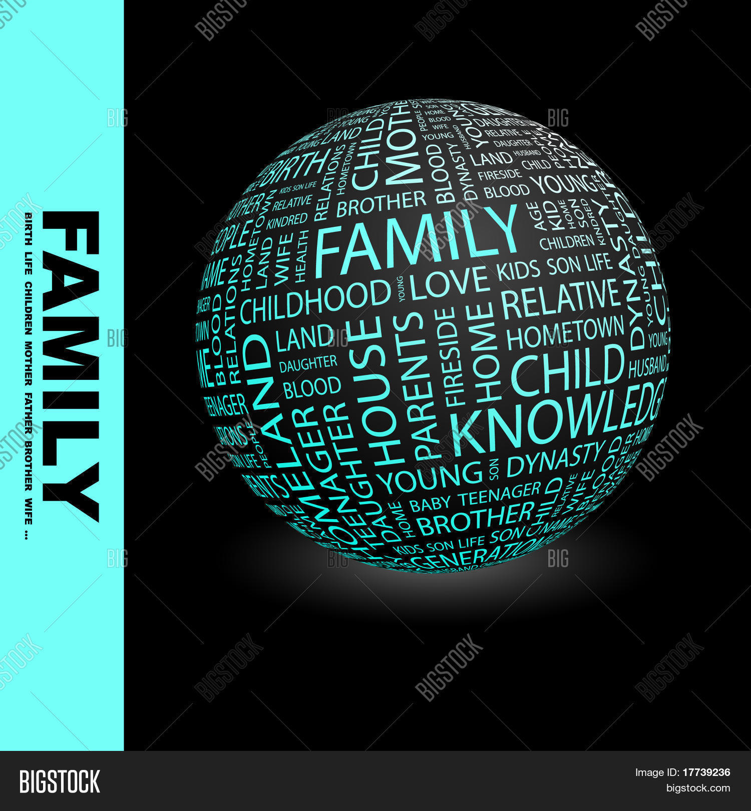 FAMILY. Globe Vector & Photo (Free Trial) | Bigstock