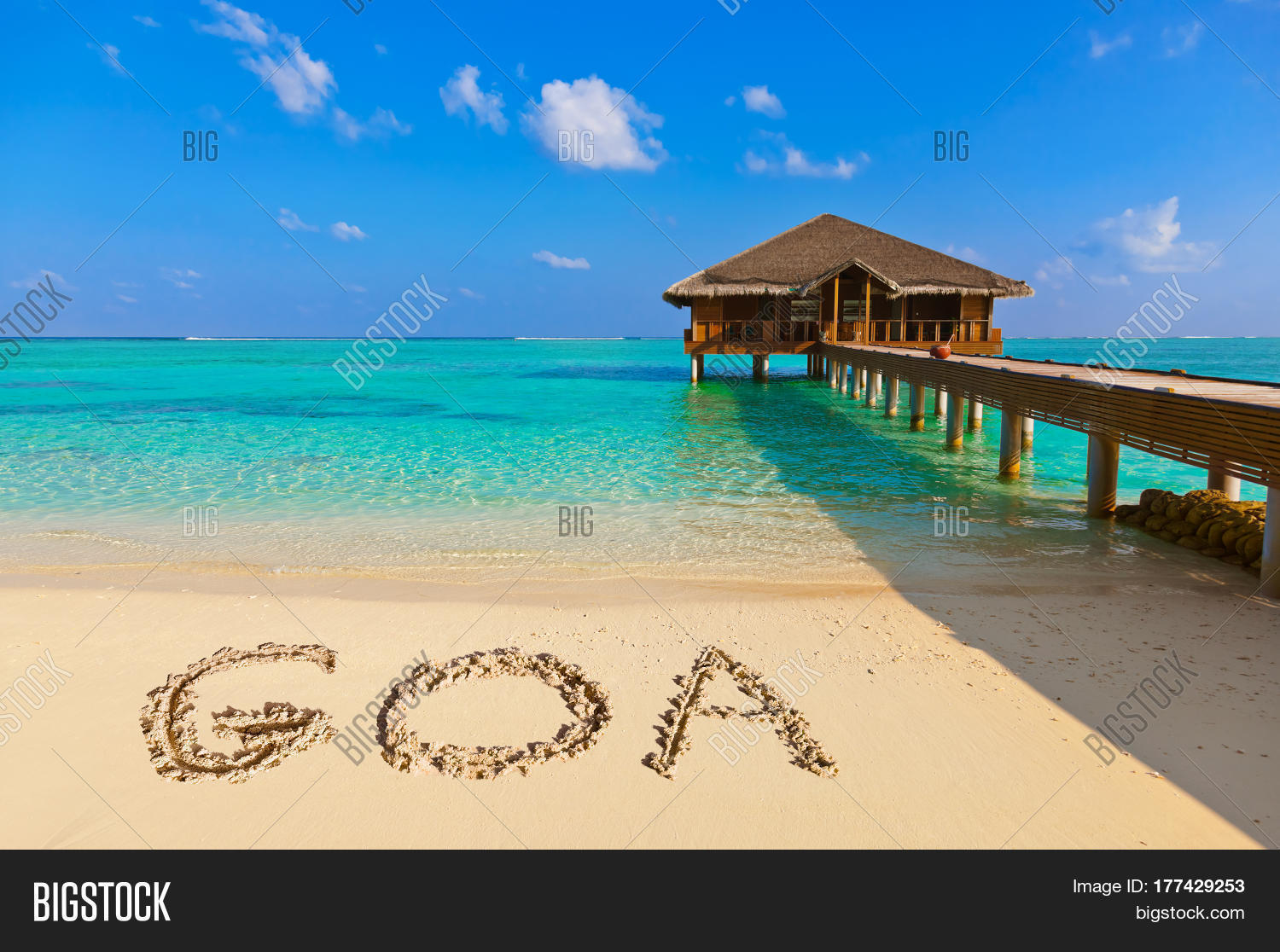 Word Goa On Beach - Image & Photo (Free Trial) | Bigstock