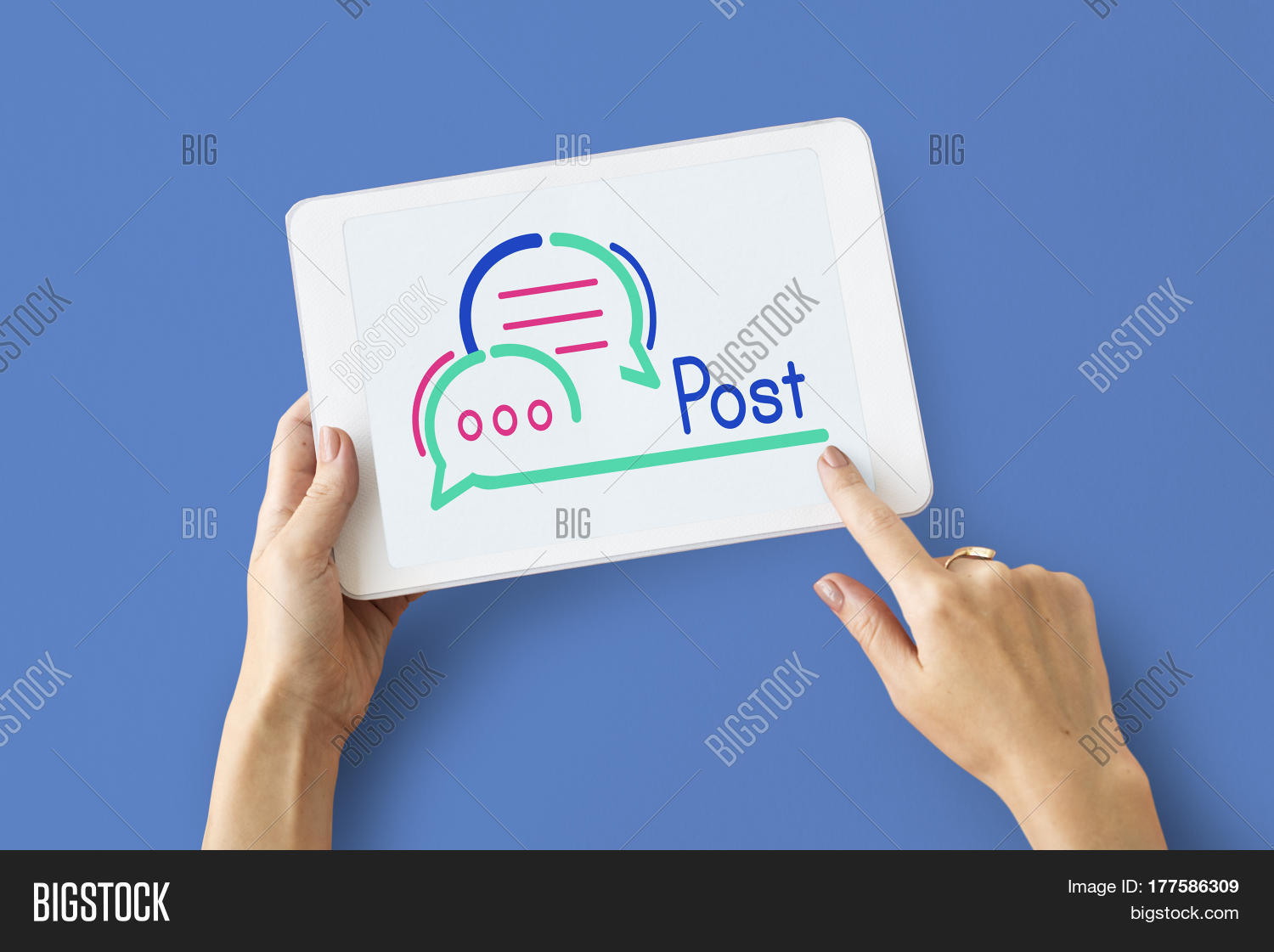 Message Post Digital Image & Photo (Free Trial) | Bigstock