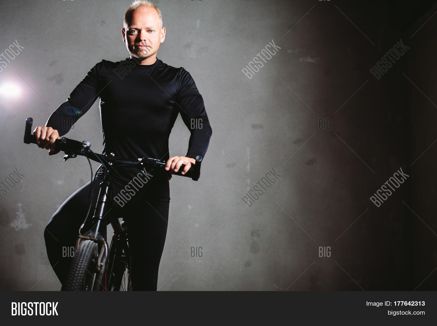 Cycle Man Bike Indoors Image & Photo (Free Trial) | Bigstock