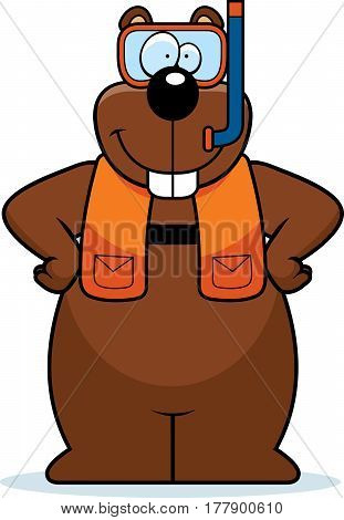 Cartoon Gopher Vector & Photo (Free Trial) | Bigstock