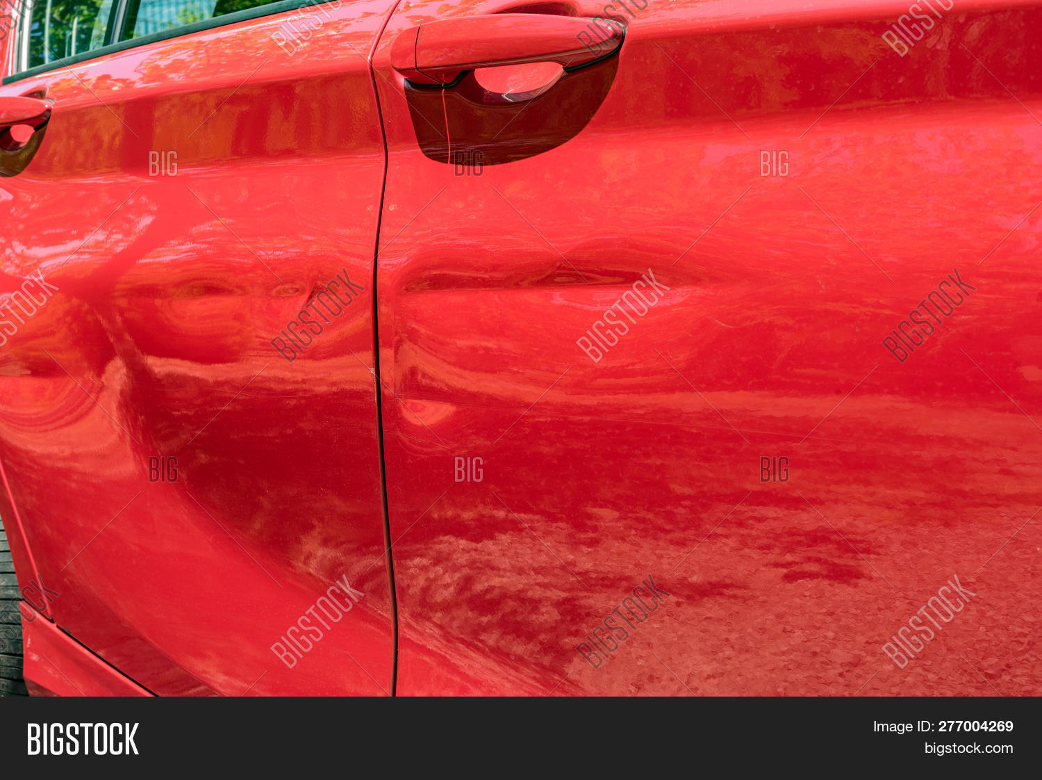 Close- Dented Car Door Image & Photo (Free Trial) | Bigstock