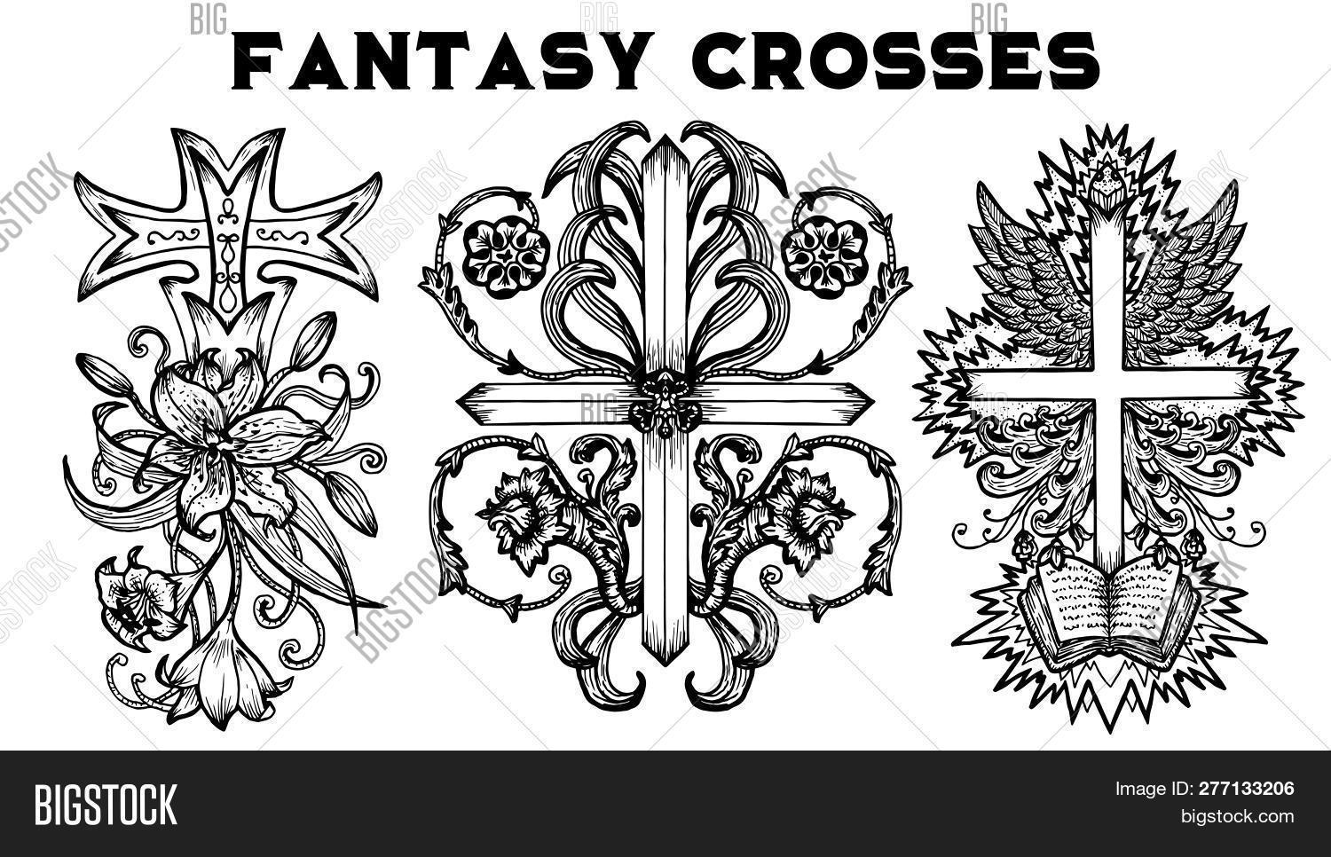 Design Set Fantasy Vector & Photo (Free Trial) | Bigstock