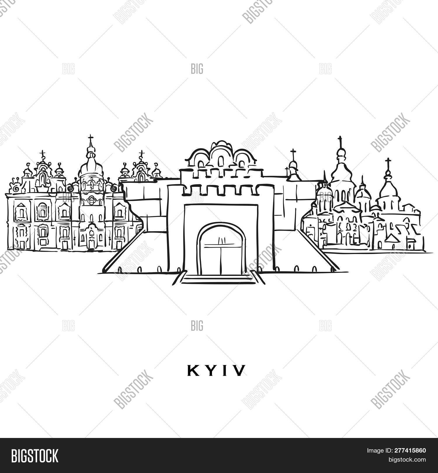 Kyiv Ukraine Famous Vector & Photo (Free Trial) | Bigstock