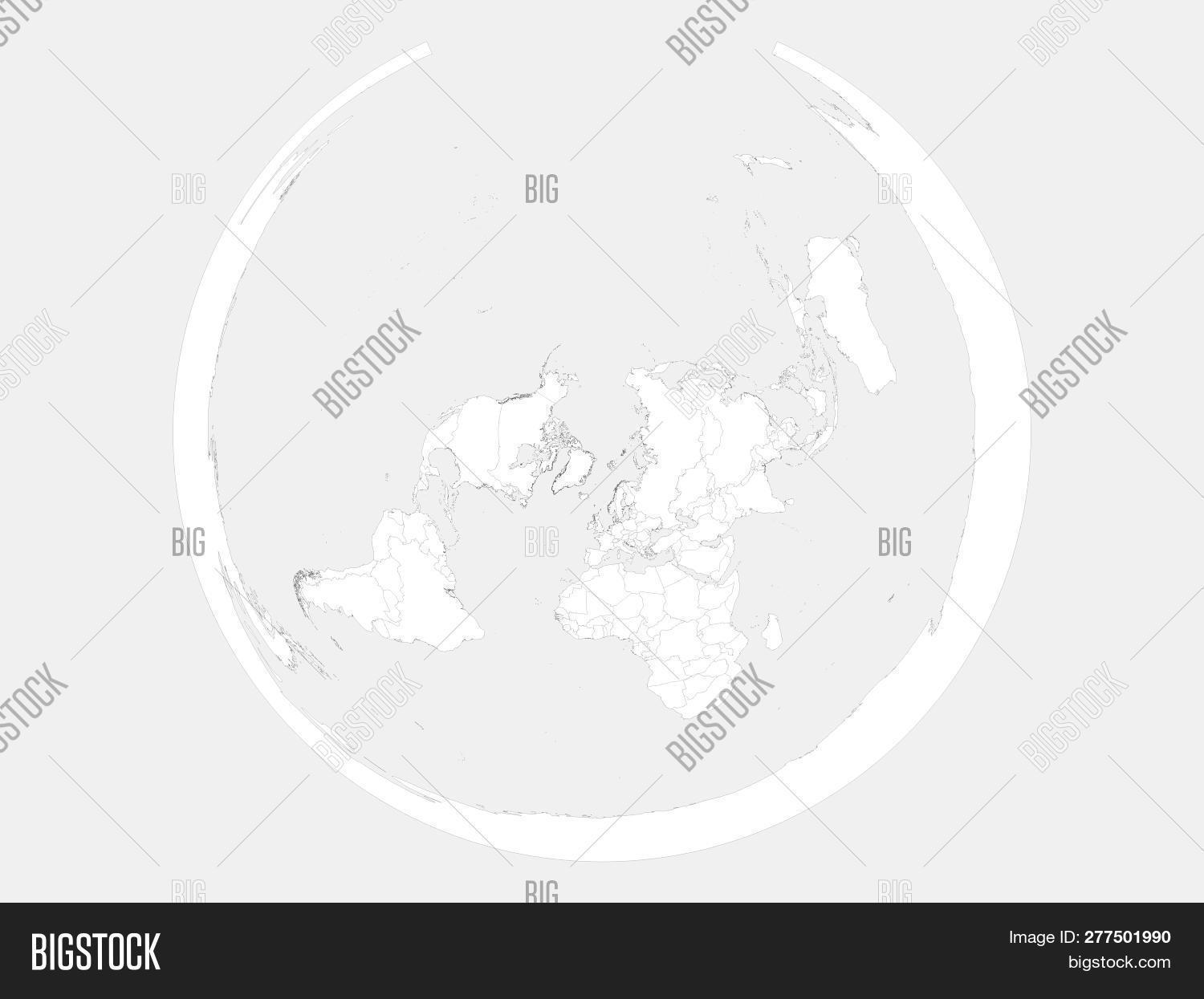 World Map. White Area Image & Photo (Free Trial) | Bigstock