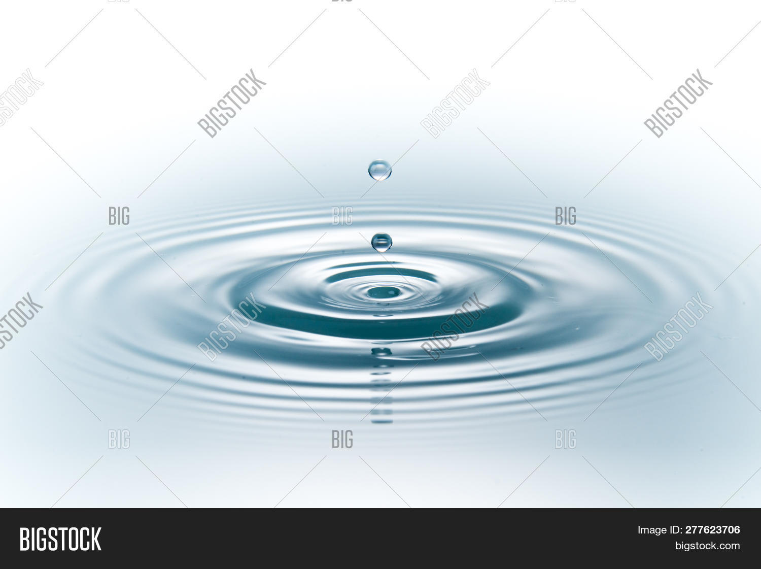 Drop Water On White Image & Photo (Free Trial) | Bigstock