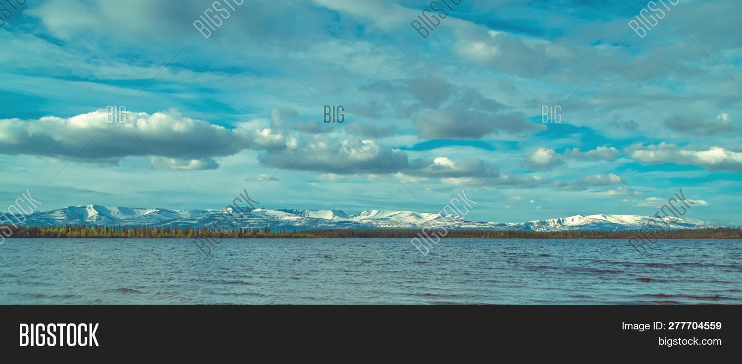 Panorama Imandra Lake Image & Photo (Free Trial) | Bigstock