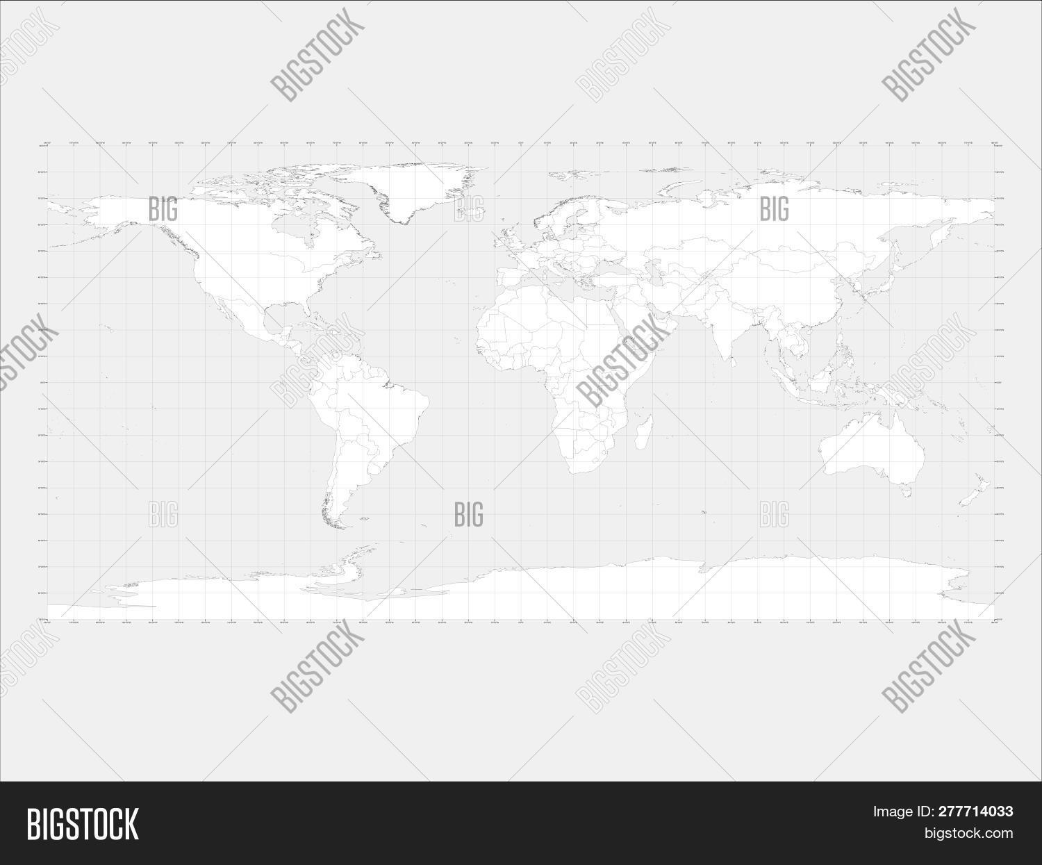 World Map Projection Image & Photo (Free Trial) | Bigstock