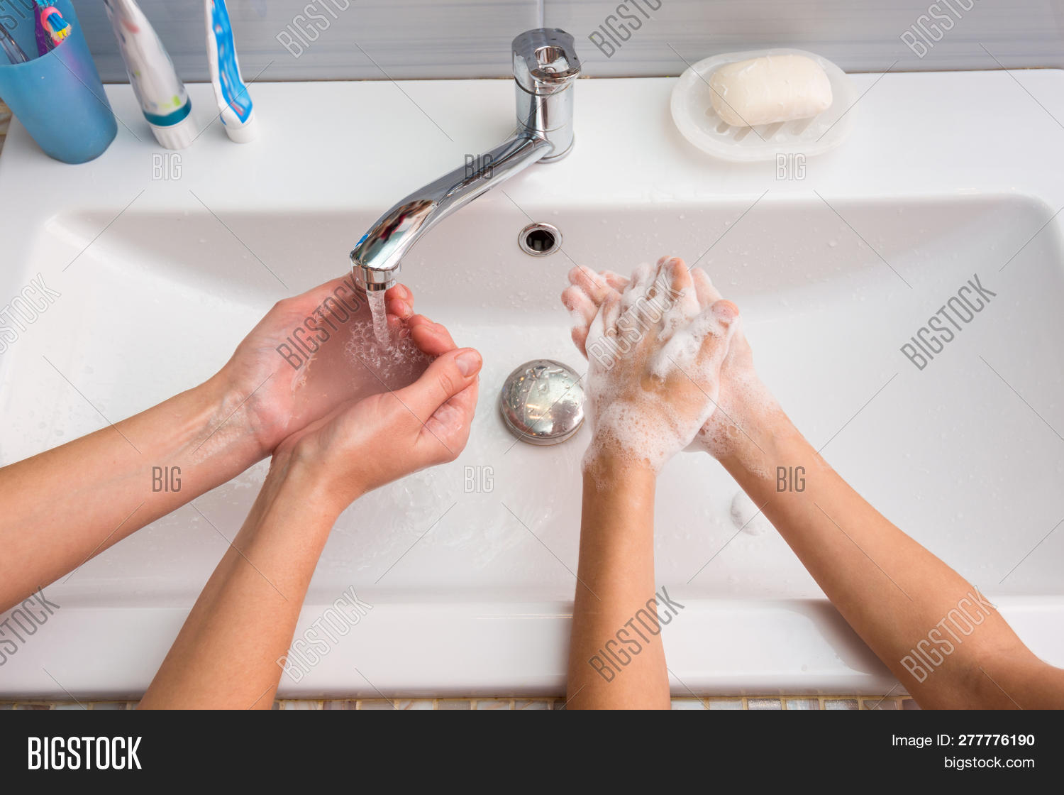 One Pair Hands Washes Image & Photo (Free Trial) | Bigstock