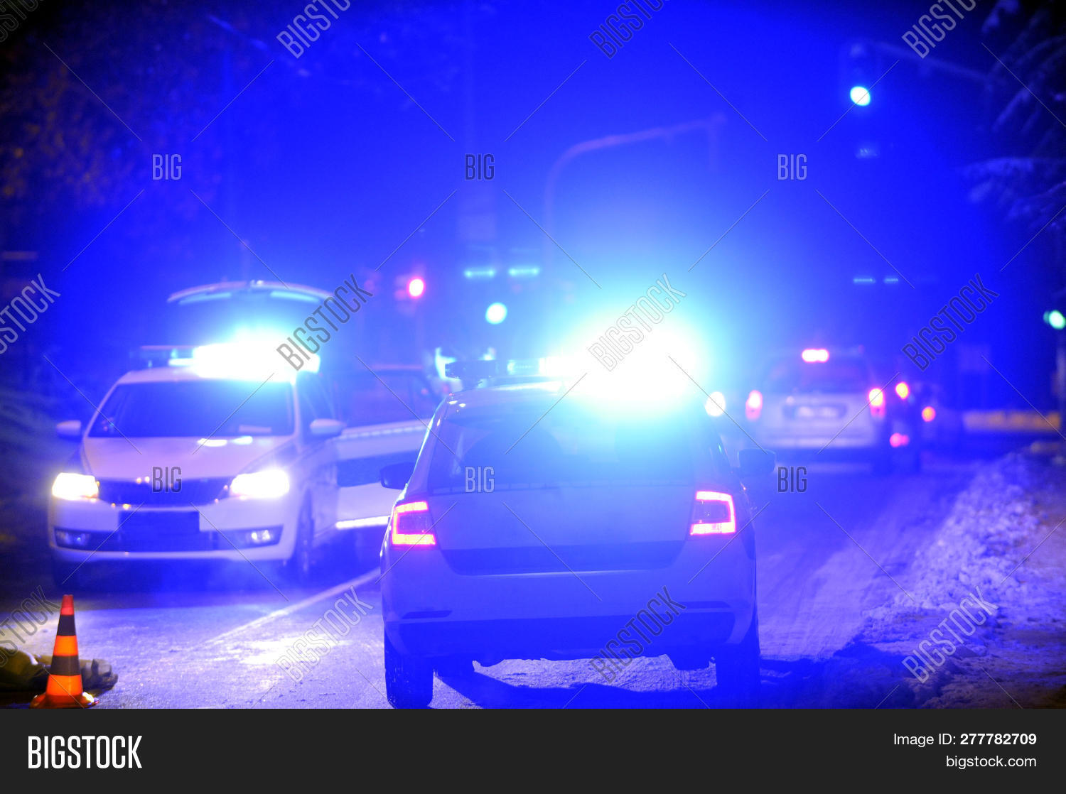 Patrol Police Car Blue Image & Photo (Free Trial) | Bigstock