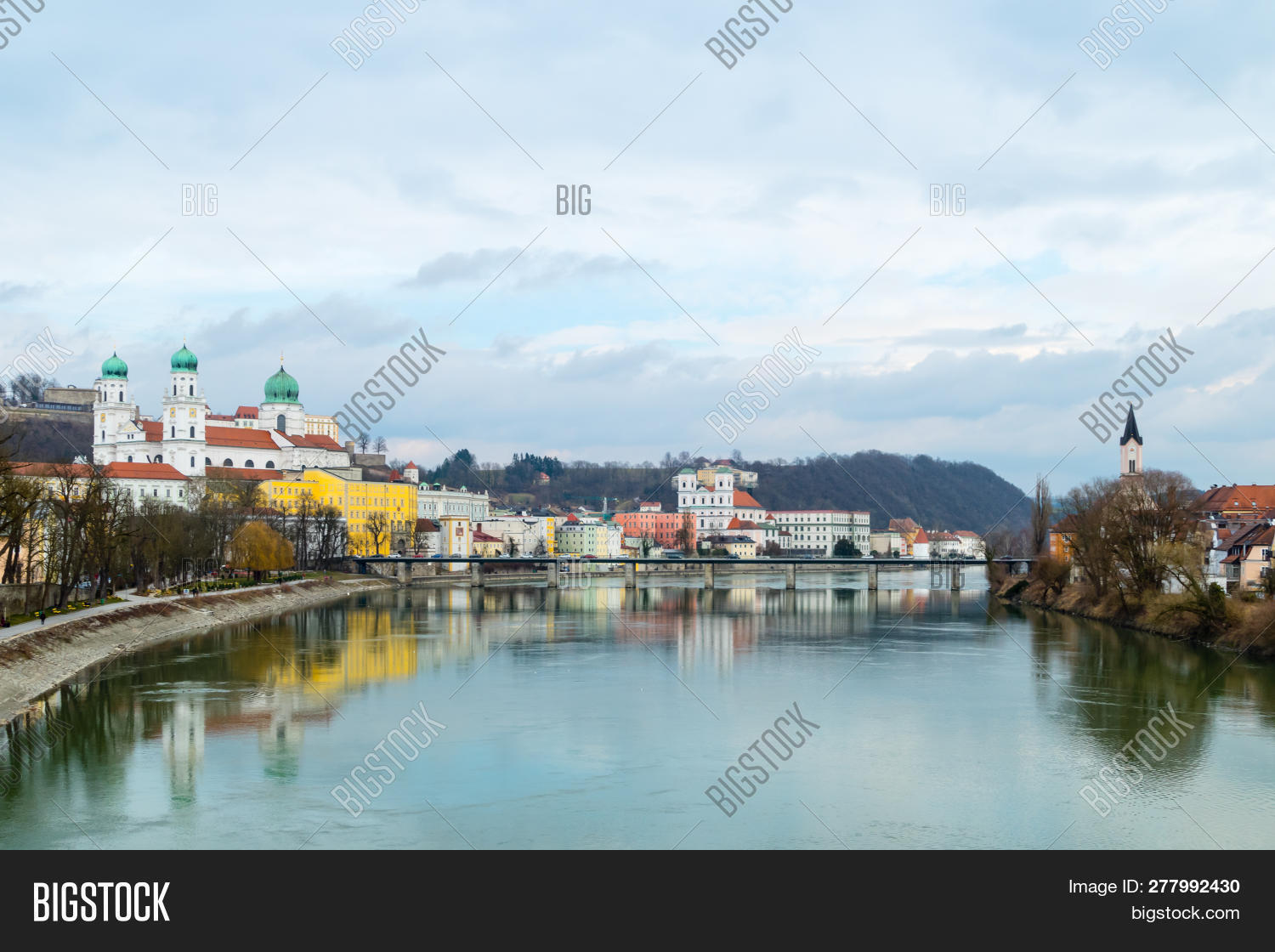 Skyline Passau River Image & Photo (Free Trial) | Bigstock