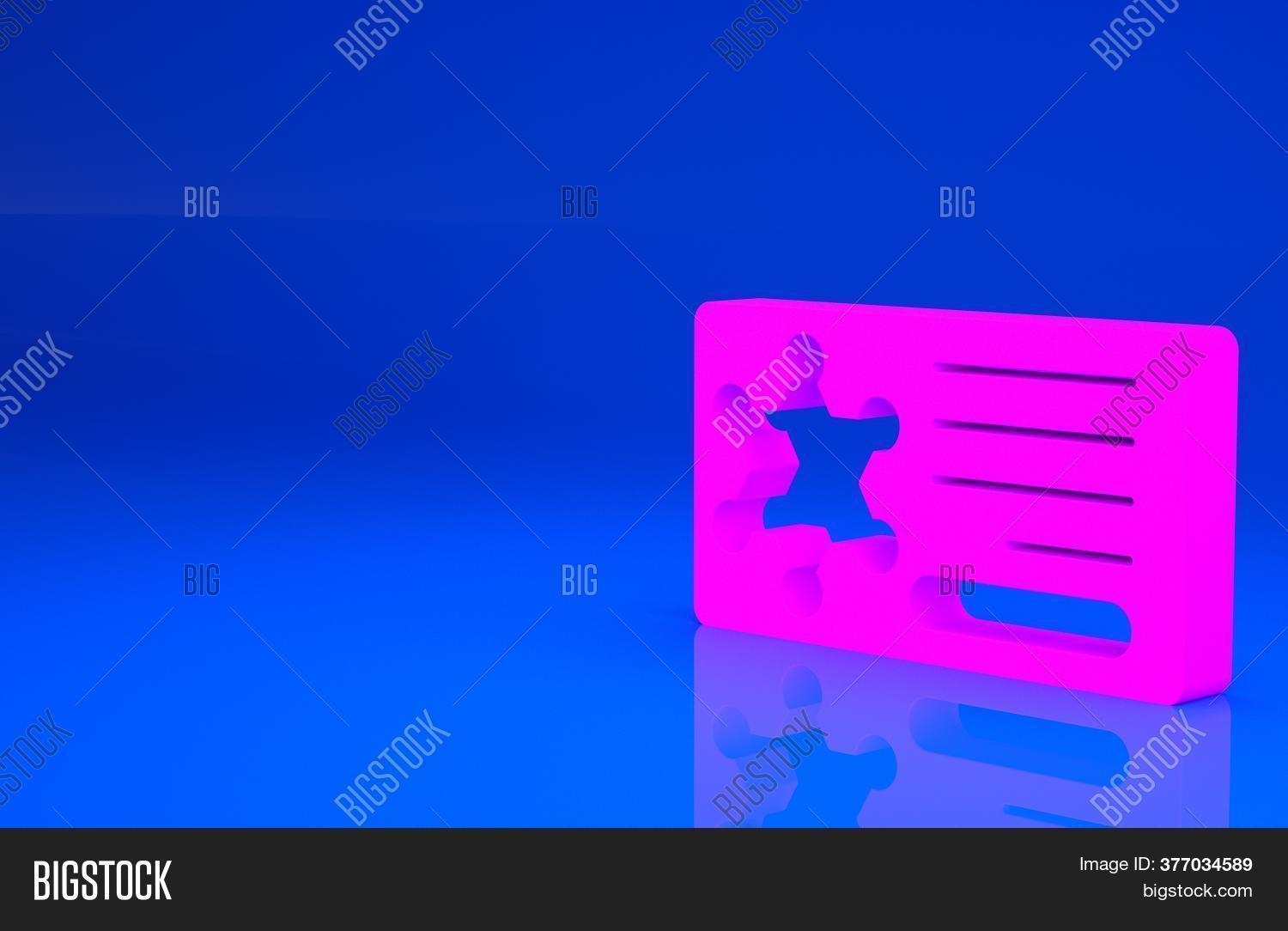 Pink Police Badge Icon Image & Photo (Free Trial) | Bigstock