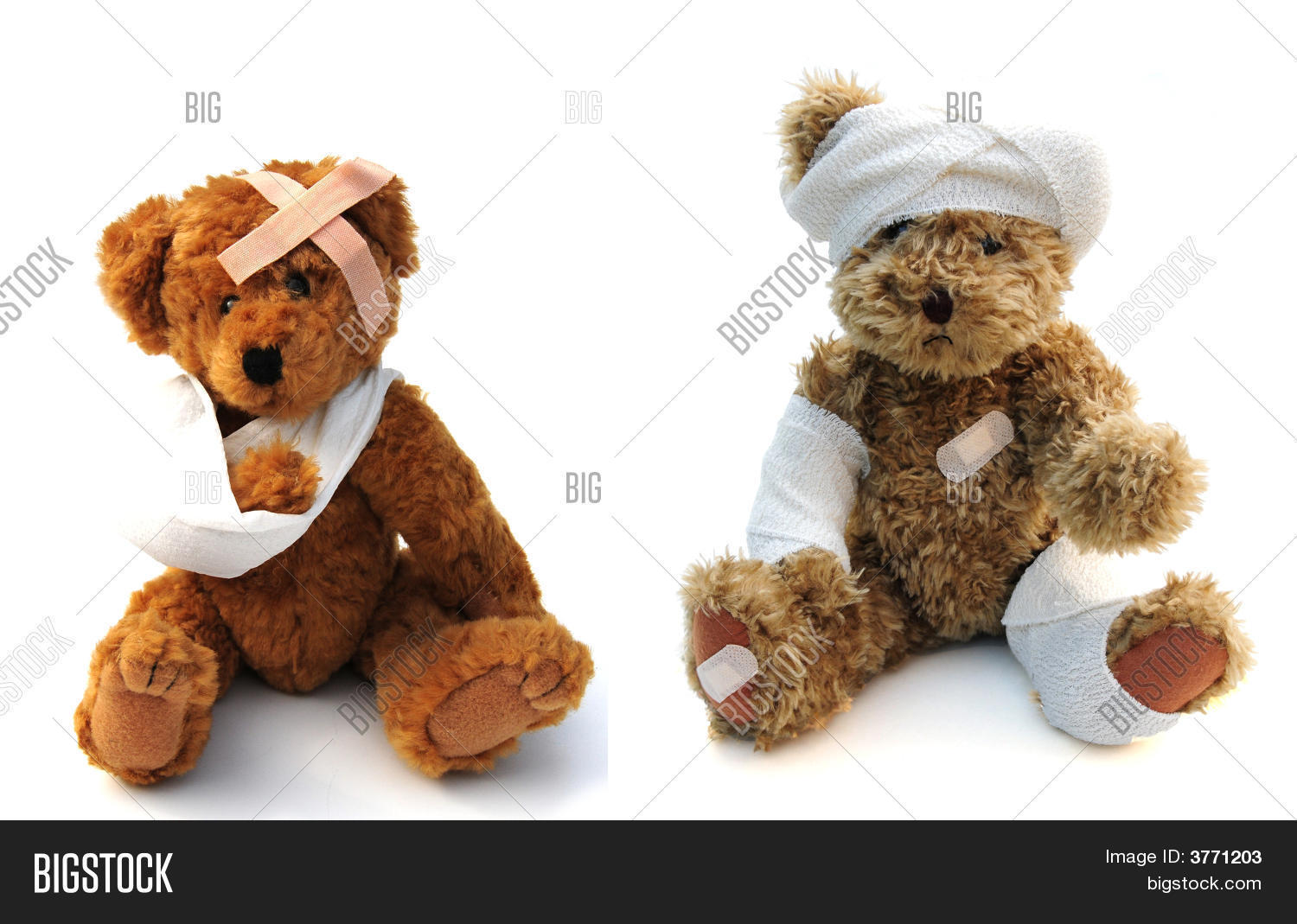 Bandaged Teddies Image & Photo (Free Trial) | Bigstock