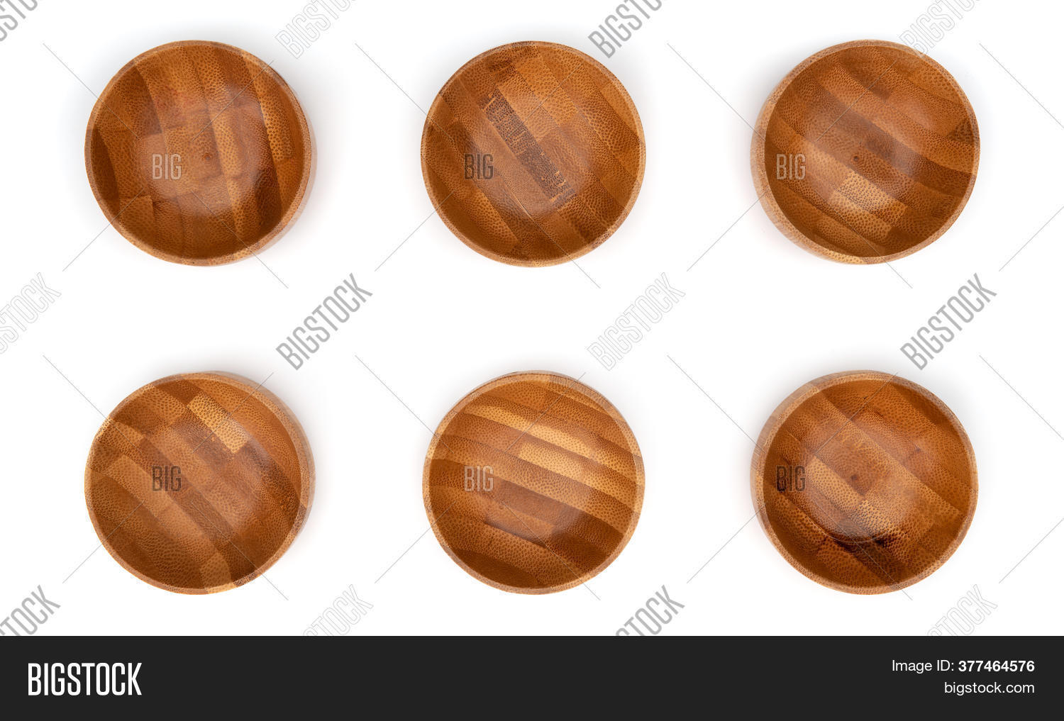 Wooden Bowls Top View Image & Photo (Free Trial) | Bigstock