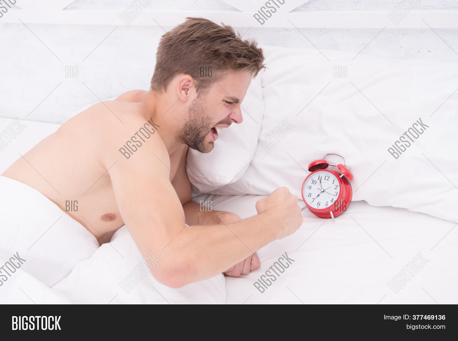 He Late. Angry Guy Image & Photo (Free Trial) | Bigstock