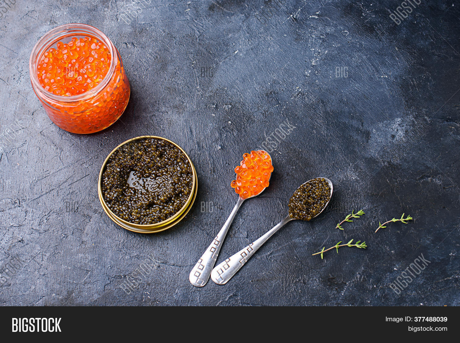 Fresh Red Black Caviar Image & Photo (Free Trial) | Bigstock