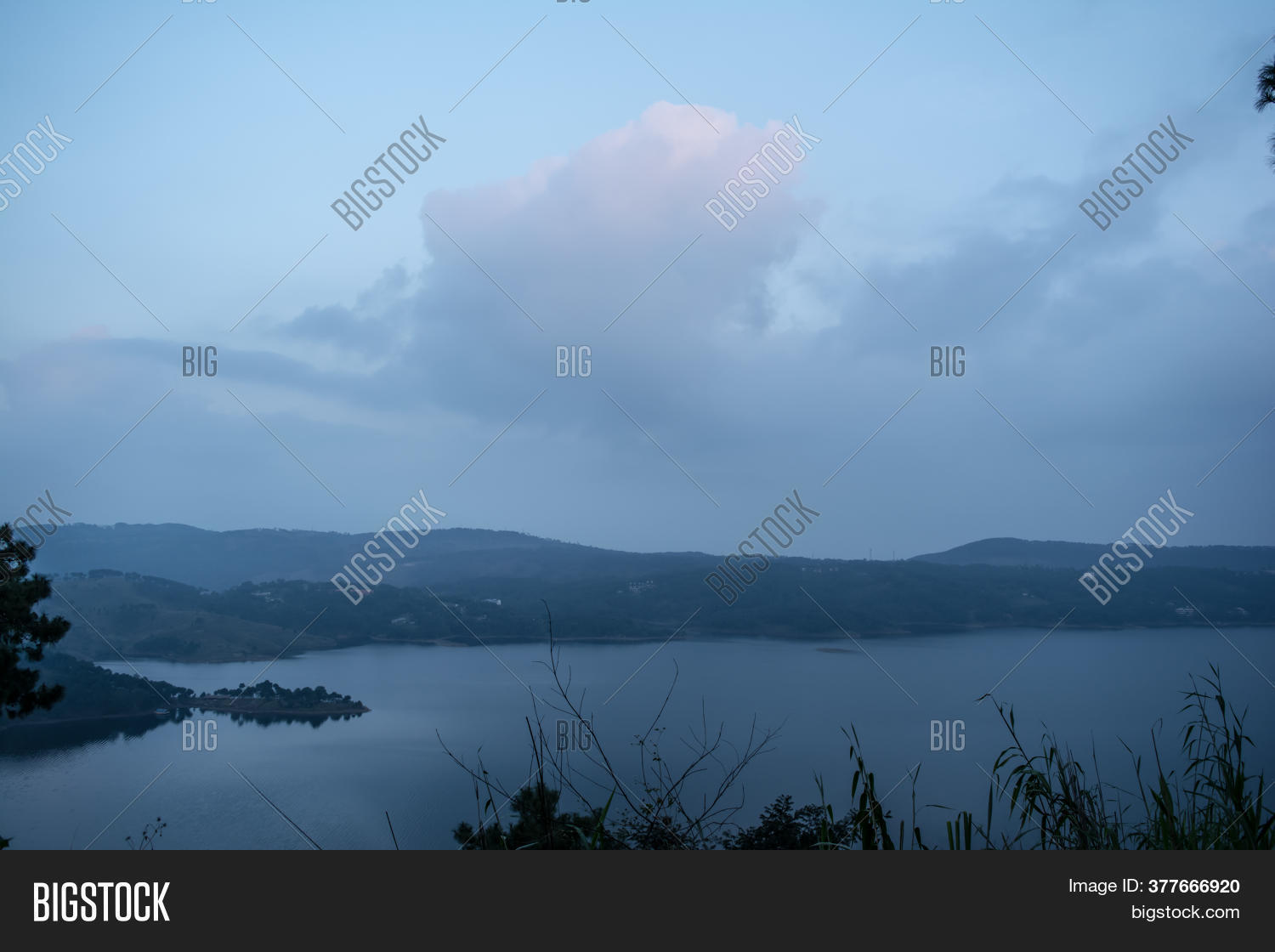 Umiam Lake Located Image & Photo (Free Trial) | Bigstock