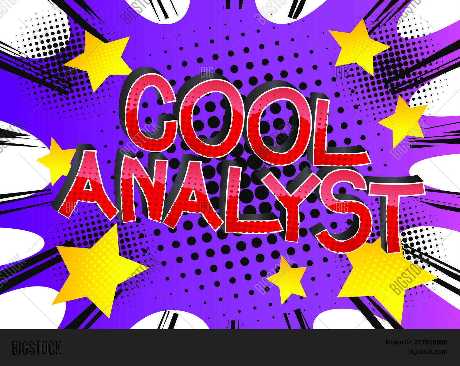 Cool Analyst Comic Vector & Photo (Free Trial) | Bigstock