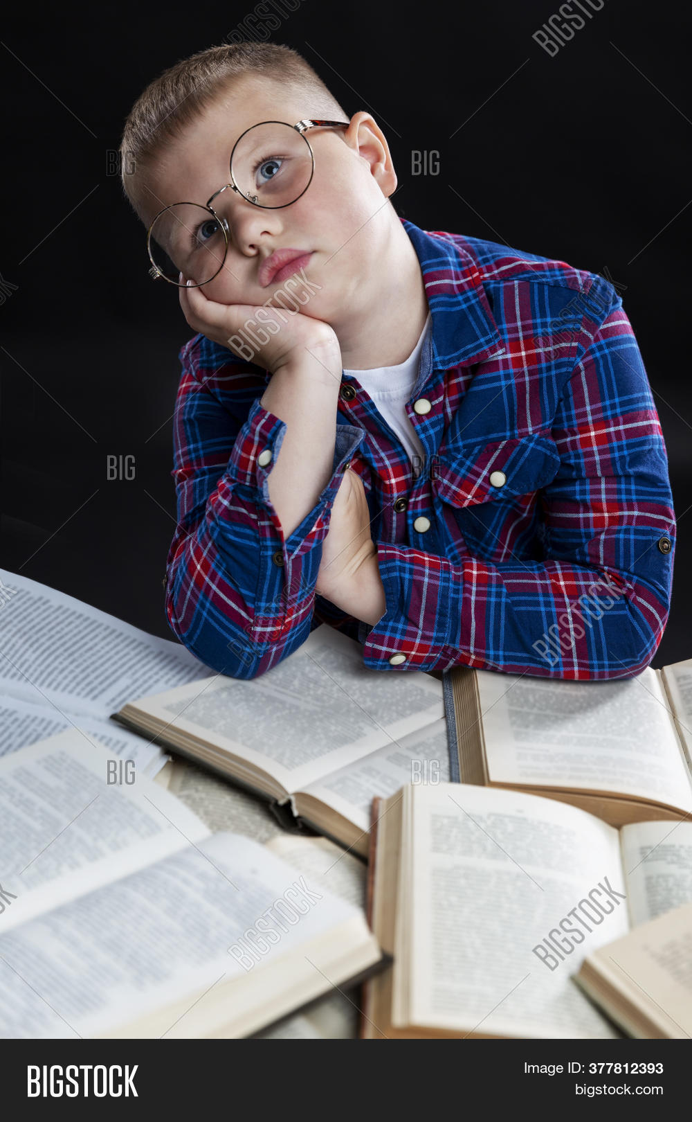 Sad Fat Boy Glasses Image & Photo (Free Trial) | Bigstock