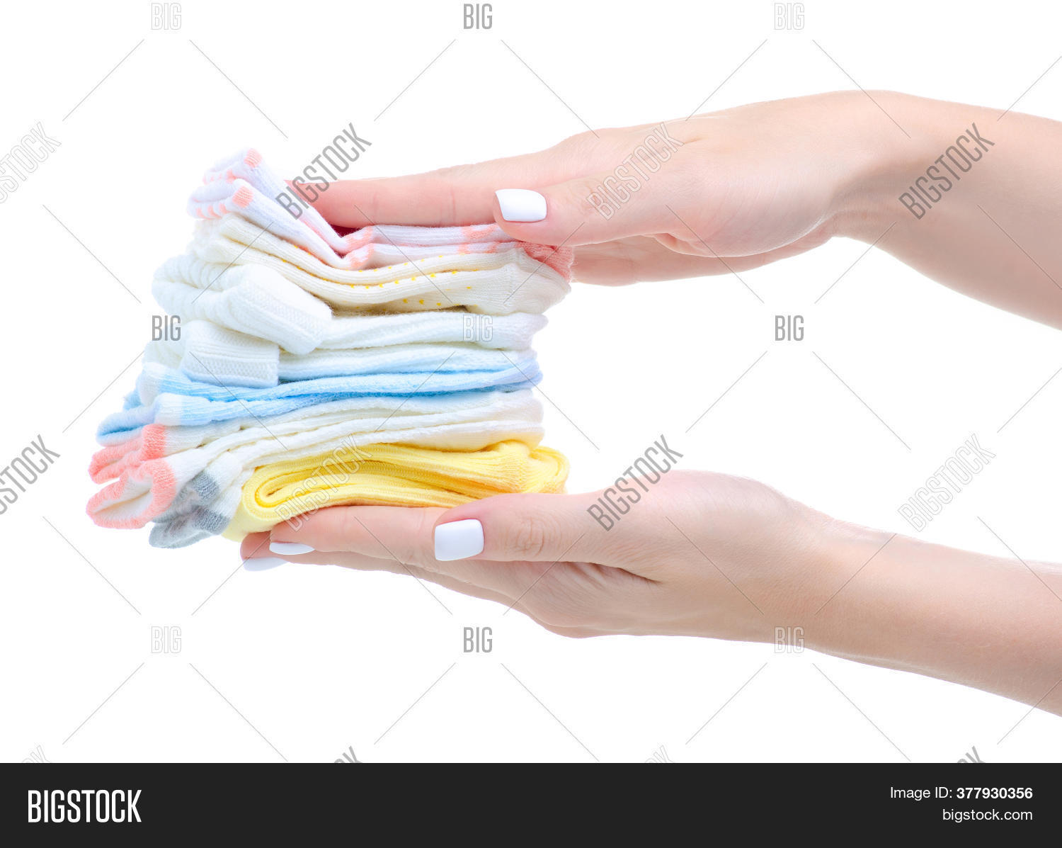 Stack Baby Socks Hand Image & Photo (Free Trial) | Bigstock