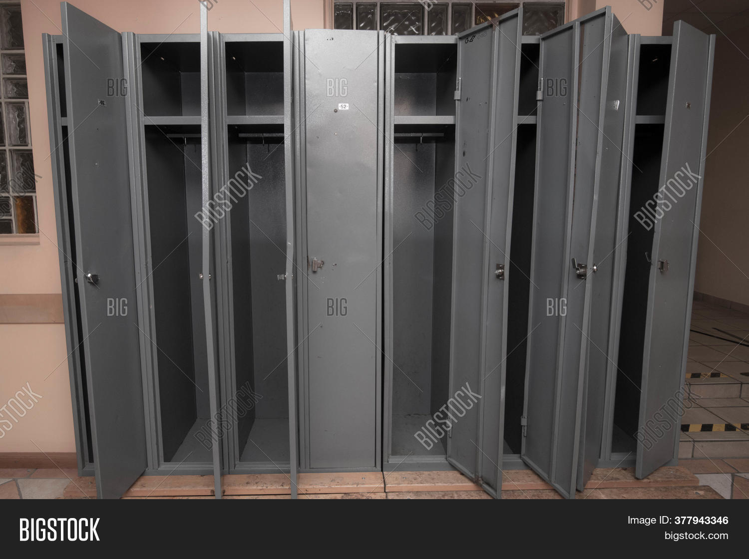 Locker Room Gray Image & Photo (Free Trial) | Bigstock