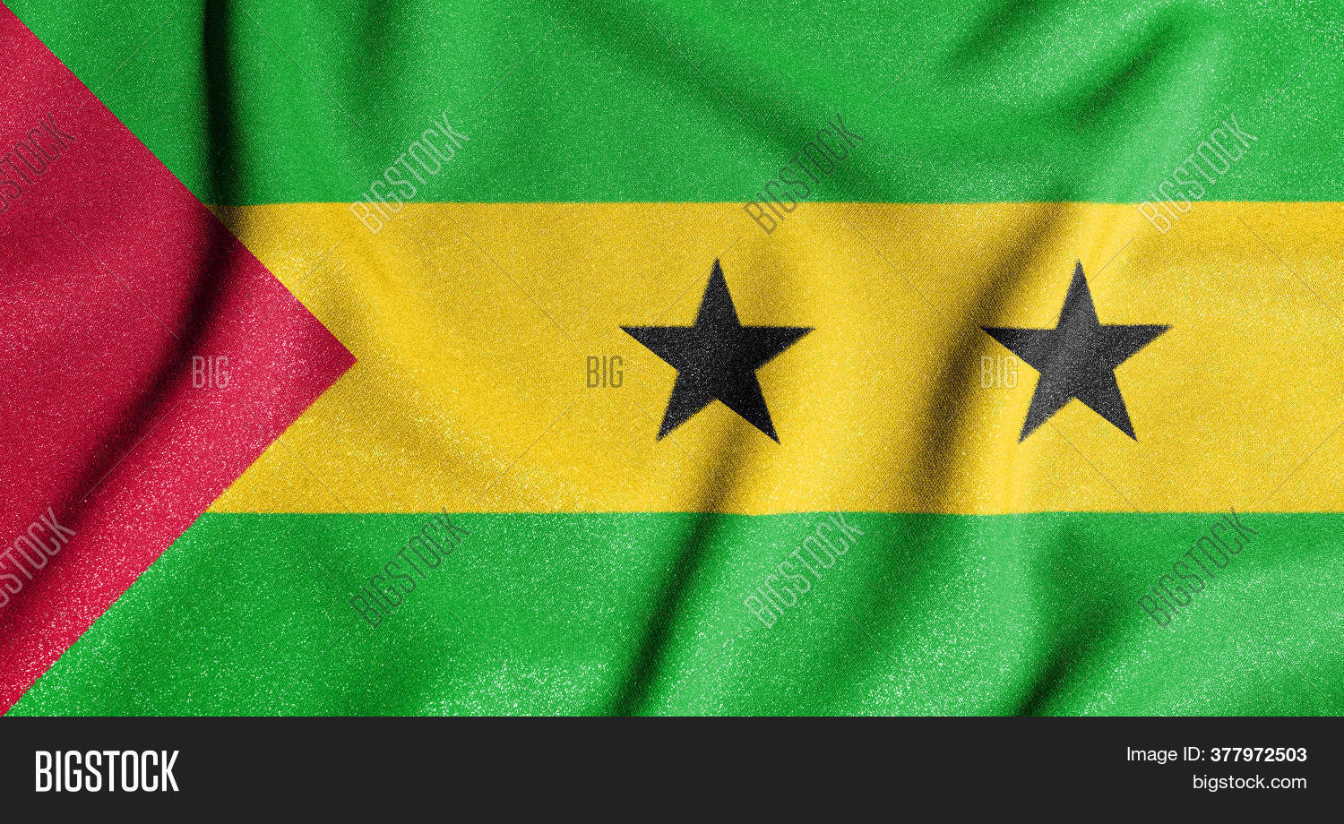 National Flag Sao Tome Image And Photo Free Trial Bigstock