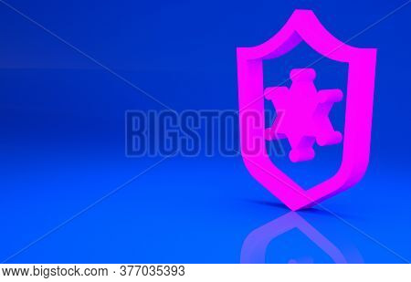 Pink Police Badge Icon Image & Photo (Free Trial) | Bigstock
