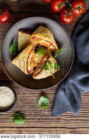 Pizza Triangle Images, Illustrations & Vectors (Free) - Bigstock