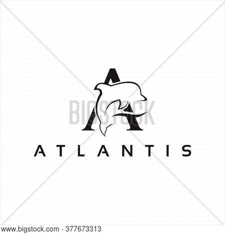 Atlantis Logo Modern Vector & Photo (Free Trial) | Bigstock