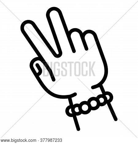Rapper Hand Sign Icon Vector & Photo (Free Trial) | Bigstock