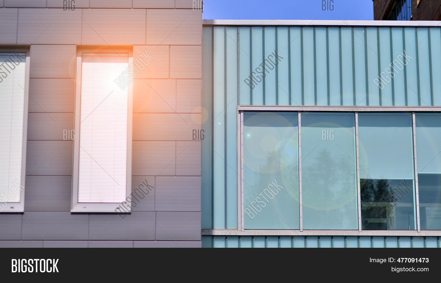 Metal Facade Building Image & Photo (Free Trial) | Bigstock