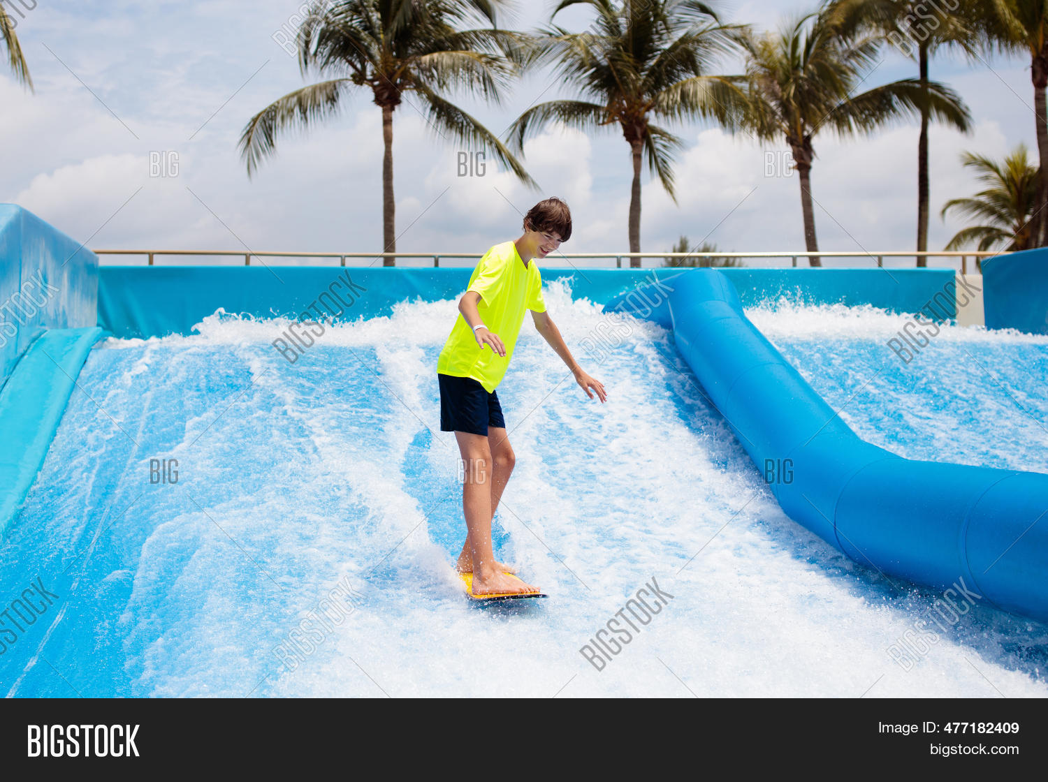 Teenager Surfing Beach Image & Photo (Free Trial) | Bigstock