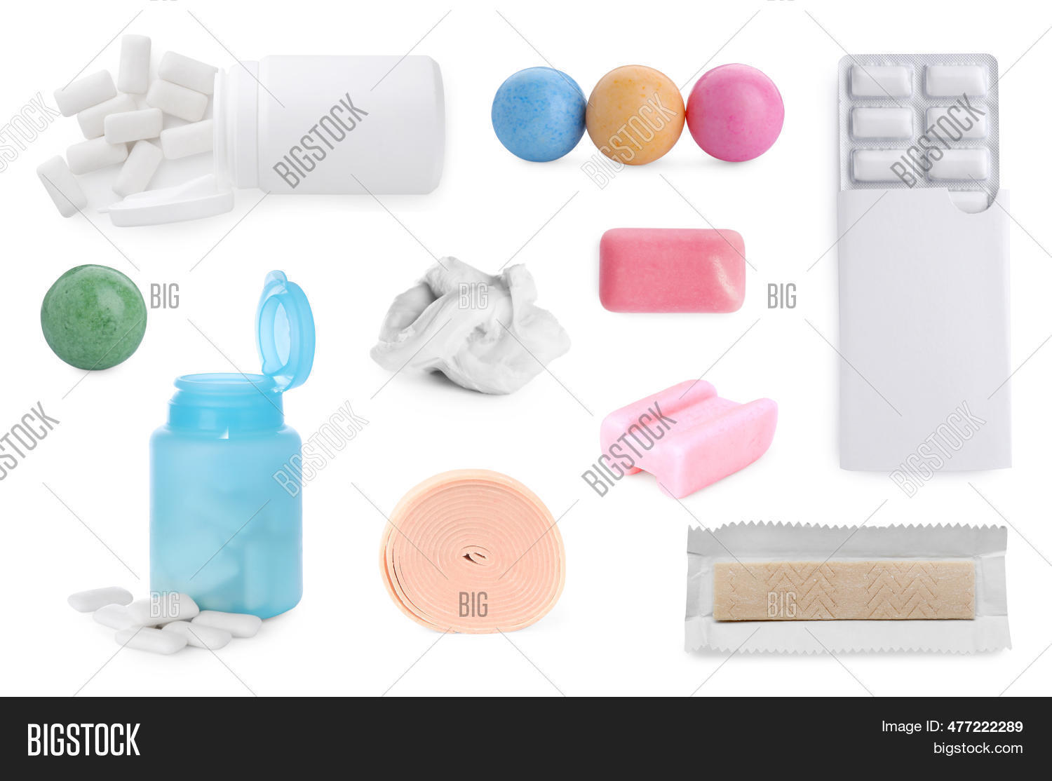 Set Different Chewing Image & Photo (Free Trial) | Bigstock