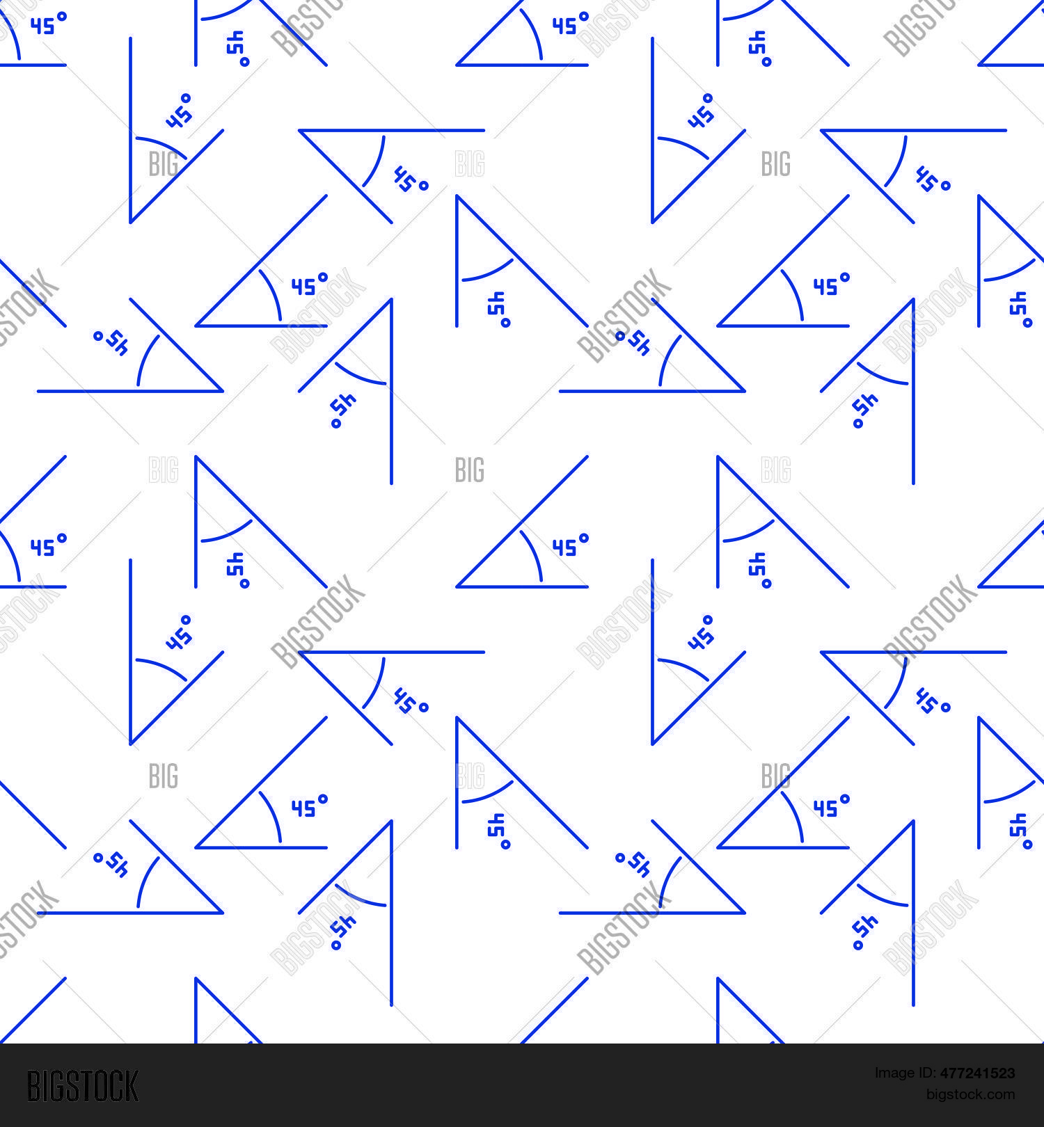 45 Degree Angle Vector & Photo (Free Trial) | Bigstock